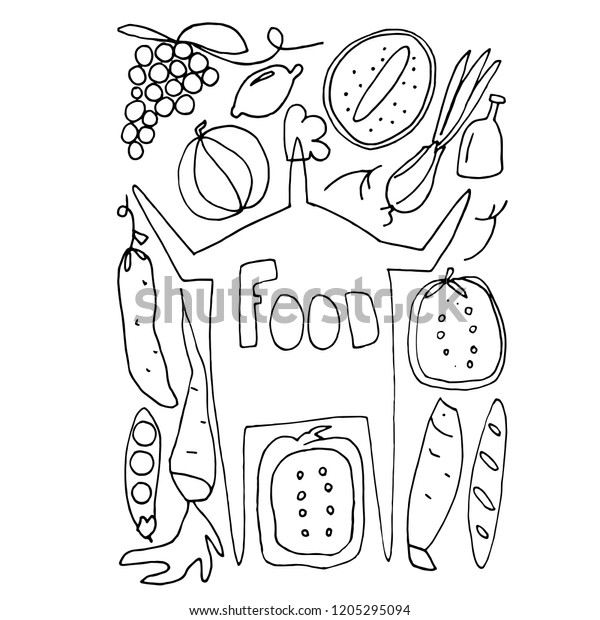 Hand Vector Stick Figure Illustration People 스톡 벡터(로열티 프리) 1205295094 ...