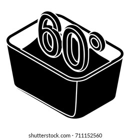 Hand Wash 60 Degrees Celsius Icon Stock Vector (Royalty Free) 711152560 ...