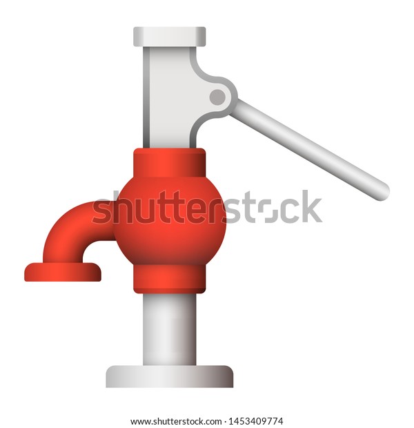 Hand Water Pump Pitcher Pump Vector Stock Vector (Royalty Free) 1453409774