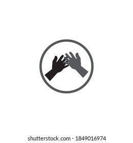 Hand Wave Logo Template Vector Symbol Stock Vector (Royalty Free ...