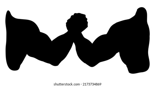 501 Arm wrestling drawing Images, Stock Photos & Vectors | Shutterstock