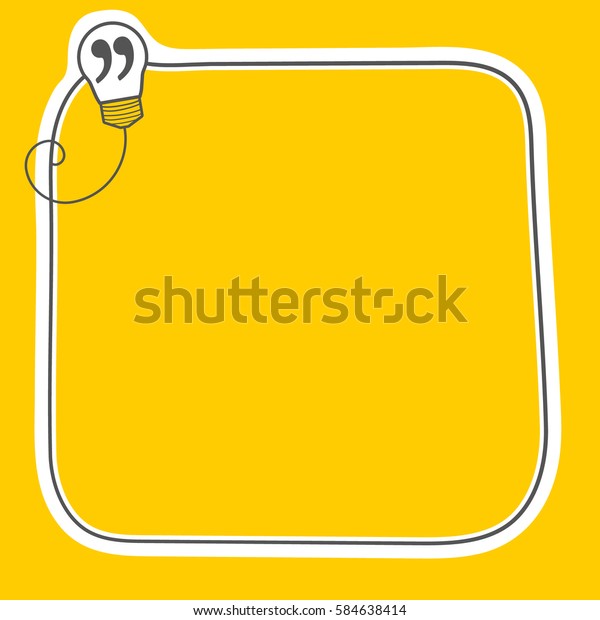 Hand Written Text Box Quotation Mark Stock Vector (Royalty Free ... Hand Written Text Box Quotation Mark Stock Vector (Royalty Free ...