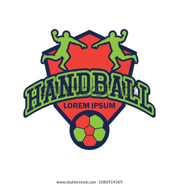 Handball Logo Text Space Your Slogan Stock Vector (Royalty Free) 1086914369