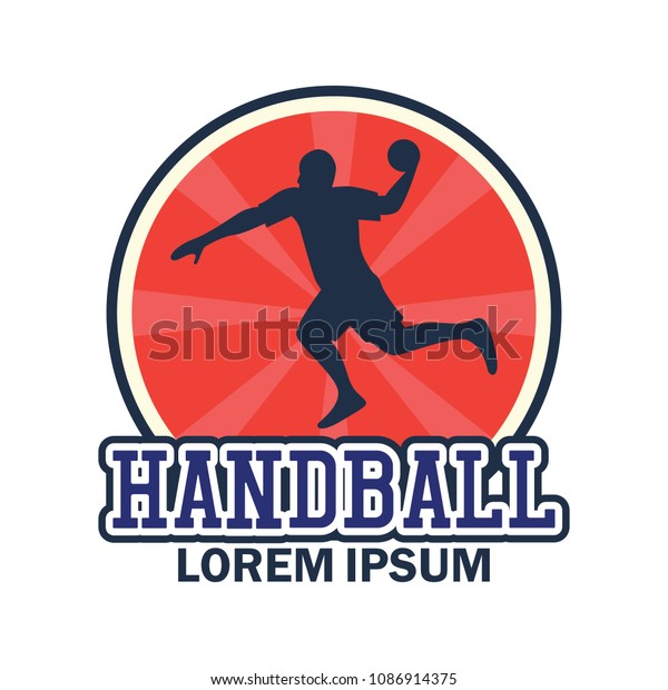 Handball Logo Text Space Your Slogan Stock Vector (Royalty Free ...