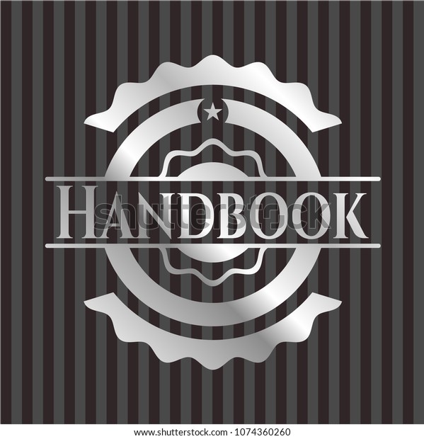 Handbook Silver Emblem Badge Stock Vector (Royalty Free) 1074360260 ...