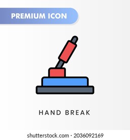 Handbrake Icon Your Website Design Logo Stock Vector (Royalty Free ...