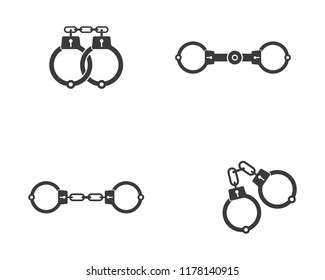 Handcuff Logo Icon Stock Vector (Royalty Free) 1178140915