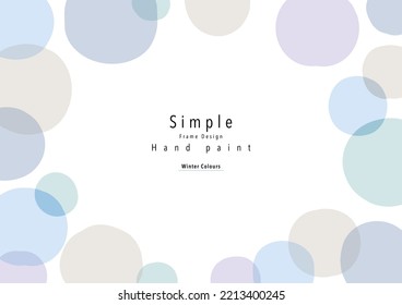 Handdrawn Abstract Simple Frame Design Stock Vector (Royalty Free ...