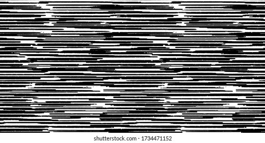 Handdrawn Black White Seamless Texture Dashed Stock Vector (Royalty ...