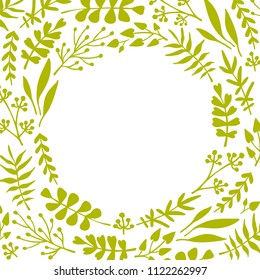 Handdrawn Decorative Border Design Cards Templates Stock Vector ...