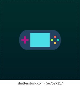 Handheld Game Console Color Symbol Icon Stock Vector (Royalty Free ...