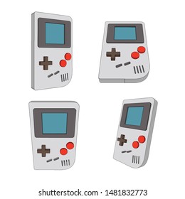 Handheld Game Console Icon Handheld Game Stock Vector (Royalty Free ...