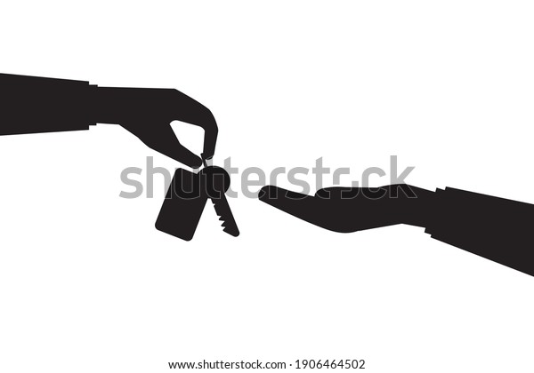 Handing Over Keys Line Art Clipart: เวกเตอร์สต็อก (ปลอดค่าลิขสิทธิ์ ...