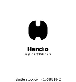 Handio Logo Design Vector Illustration Stock Vector (Royalty Free ...