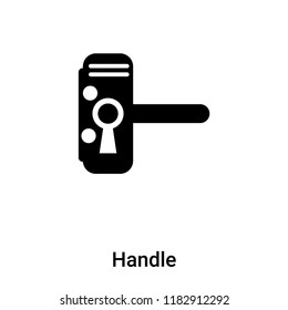 Handle Icon Vector Isolated On White Stock Vector (Royalty Free ...