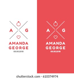 Handmade Love Logo Design Template Stock Vector (Royalty Free ...