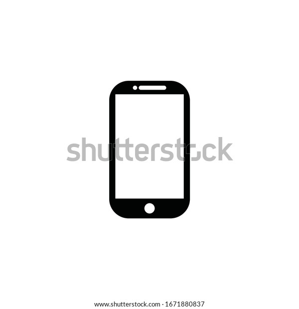 Handphone Icon Electronic Signsymbol Vector Stock Vector (Royalty Free ...