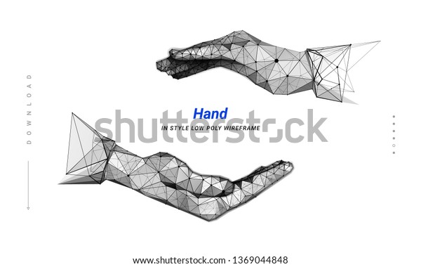 Hands Cupped Care Hands Form Hands 库存矢量图（免版税）1369044848 | Shutterstock