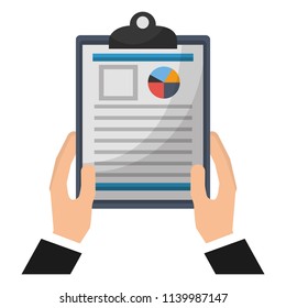 Office Clipboard Document Report Diagram Stock Vector (Royalty Free ...