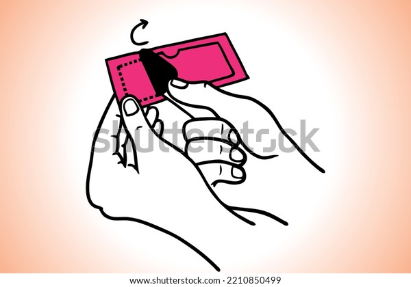 Hands Removing Strip Sketch Set Epilation Stock Vector (Royalty Free ...