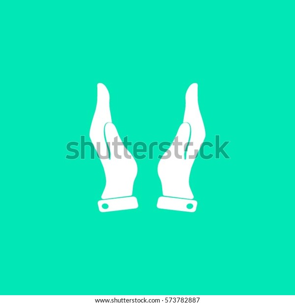 Hands Vector Icon Stock Vector Royalty Free 573782887 Shutterstock