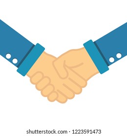 Golden Handshake Icon Vector Illustration Golden: vetor stock (livre de ...