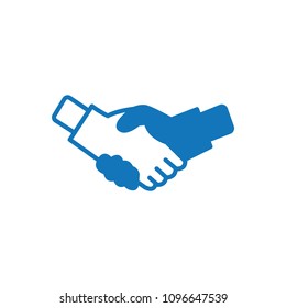 Handshake Icon Stock Vector (Royalty Free) 340774508