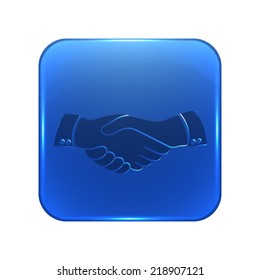 Hand Shake Icon Stock Vector (Royalty Free) 293087954