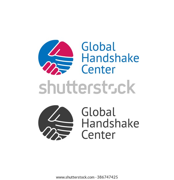 Handshake Logo Business Stock Vector (Royalty Free) 386747425