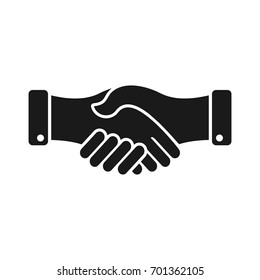 Handshake Vector Logo Shaking Hand Icon Stock Vector (Royalty Free ...