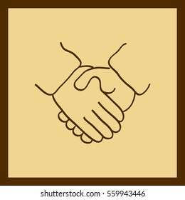 Handshaking Illustration Stock Vector (Royalty Free) 559943446 ...