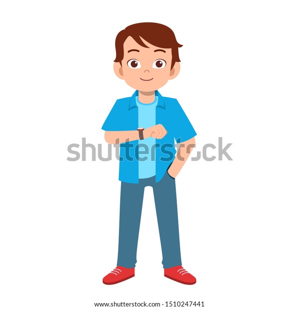 Handsome Good Looking Man Express His Stock Vector (Royalty Free ...