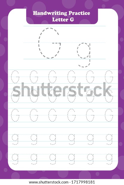 Handwriting Practice Paper Worm Line Basic Stock Vector (Royalty Free ...