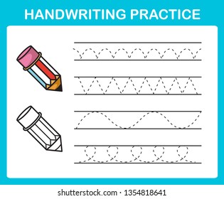 3,049 Pencil drawing writing practice Images, Stock Photos & Vectors ...