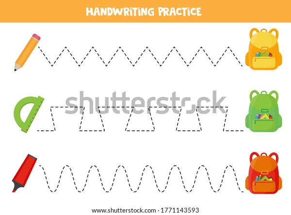 8,593 Hand Writing Worksheets Stock Vectors, Images & Vector Art ...