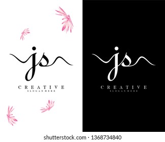 Handwriting Script Jssj Letter Logo Vector Stock Vector (Royalty Free ...