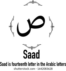 Arabic Letters Font Handwriting Called Calligraphy Stock Vector ...