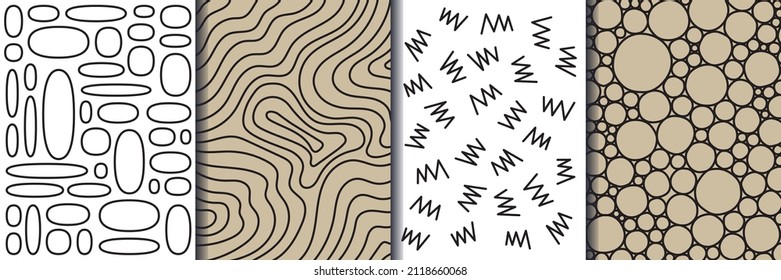 Blue Leaflet Handwritten Set Letter Size Stock Vector (Royalty Free ...