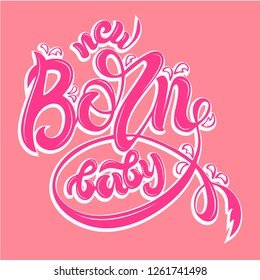 Handwritten Modern Brush Lettering Vector Illustration Stock Vector ...