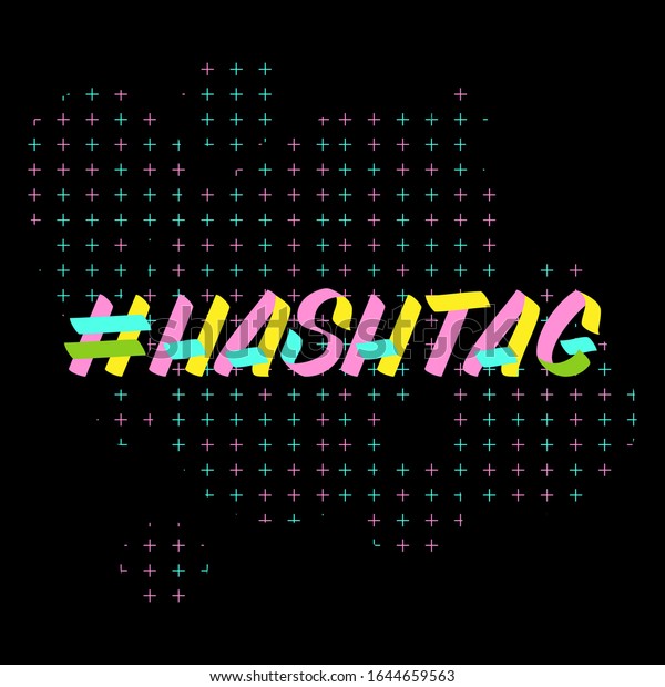 Handwritten Web Slang Text Social Media Stock Vector (Royalty Free ...