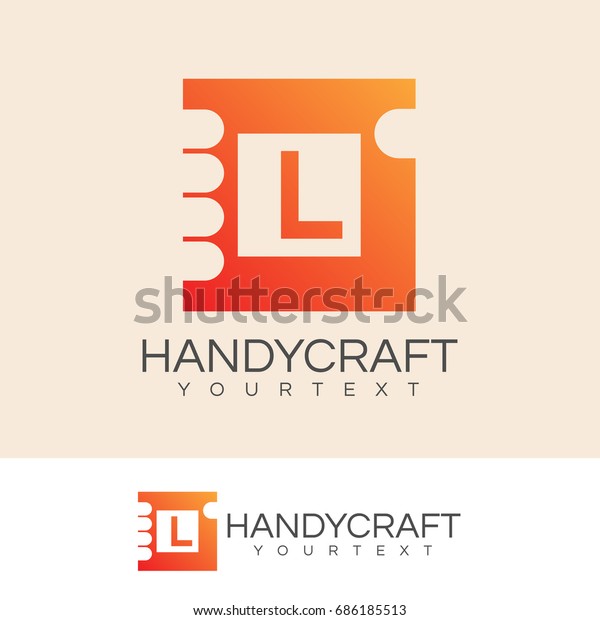 Handy Craft Initial Letter L Logo Stock Vector (Royalty Free) 686185513 ...