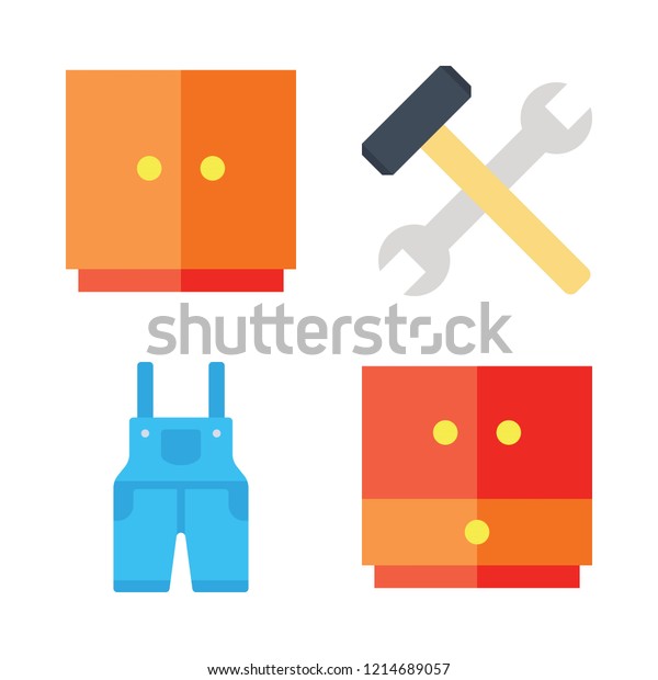 Handyman Icon Set Vector Set About Stock Vector (Royalty Free ...