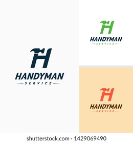 Handyman Services Logo Vector Design Letter Stock Vector (Royalty Free) 1429069490 | Shutterstock