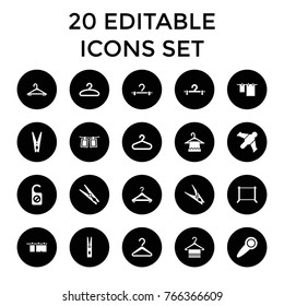 Hang Icons Set 20 Editable Filled Stock Vector (Royalty Free) 766366609 ...