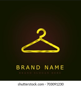 Hanger Golden Metallic Logo Stock Vector (Royalty Free) 703091230 ...