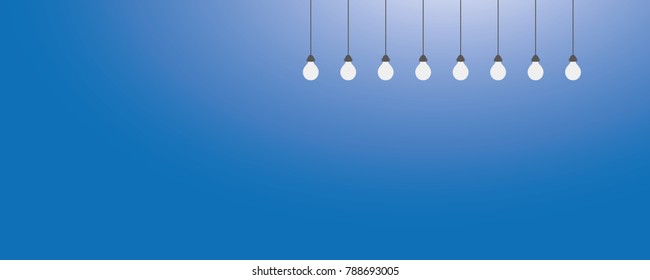 Hanging Light Blue Background Stock Vector (Royalty Free) 788693005 ...