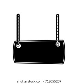 Hanging Poster Vector Illustration Stock Vector (Royalty Free ...