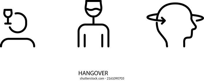 Hangover Icon Vector Illustration Stock Vector (Royalty Free ...