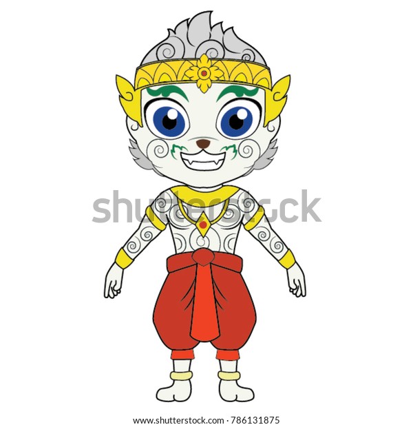 Hanuman Character Cartoon