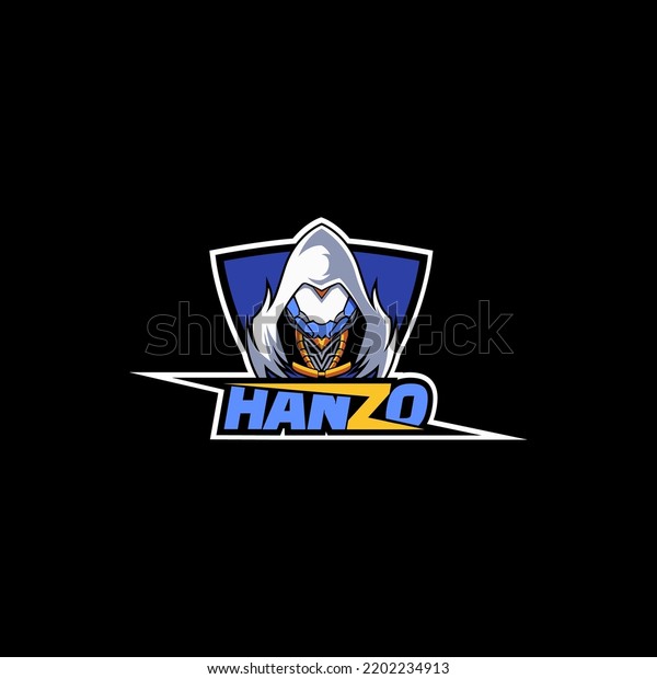 Hanzo Ninja Robot Futuristic Logo Design Stock Vector (Royalty Free ...